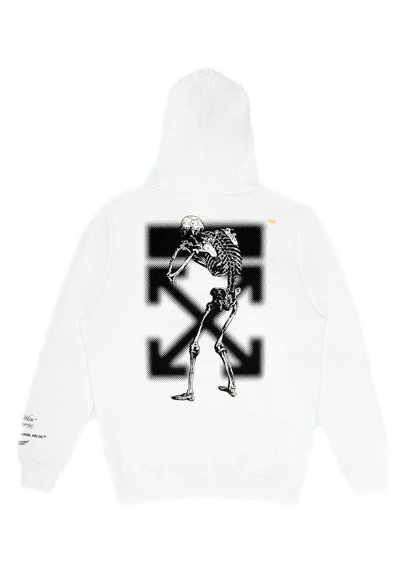 OFF-WHITE Undercover Skeleton RVRS Hoodie White/Multicolor Men's - FW19 ...