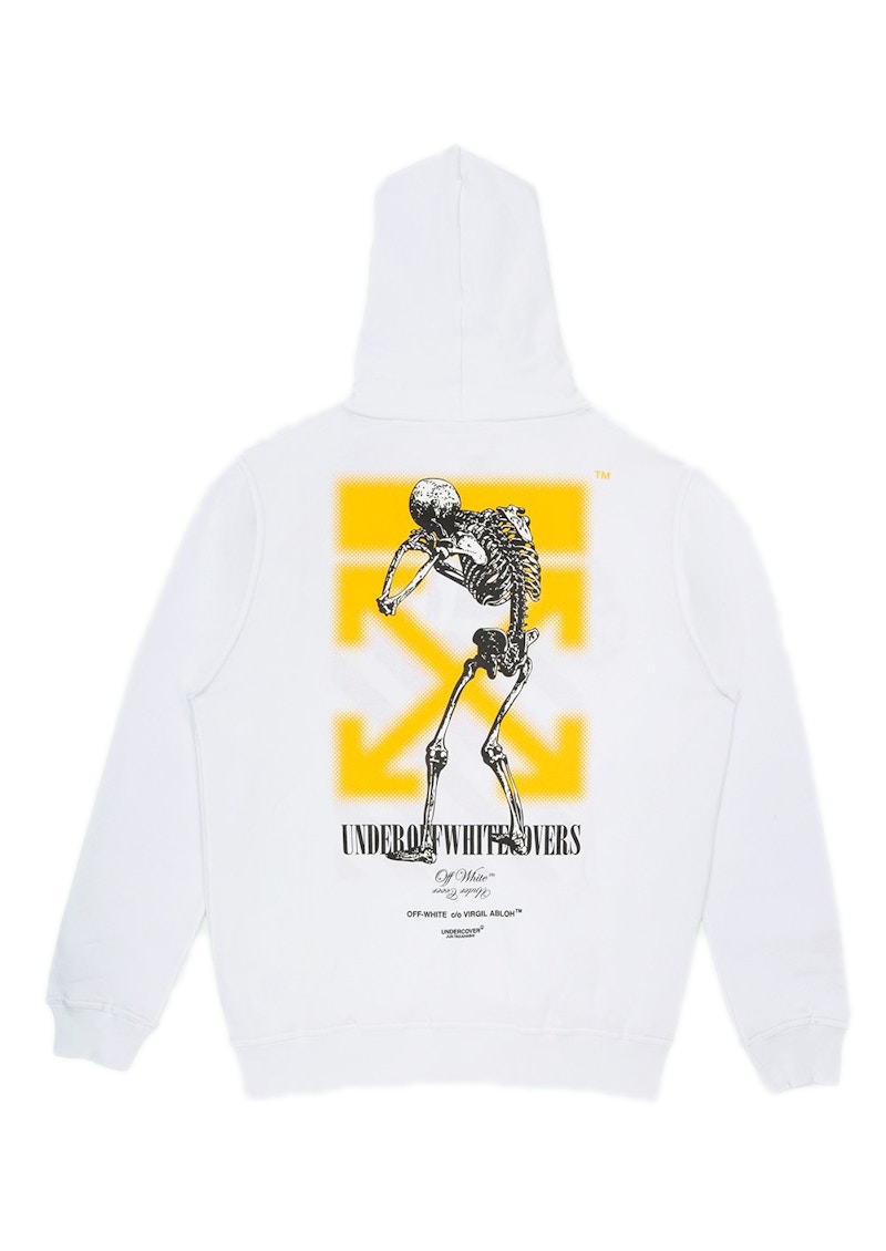 OFF-WHITE Undercover Skeleton RVRS Zipped Hoodie White/Multicolor Men's ...