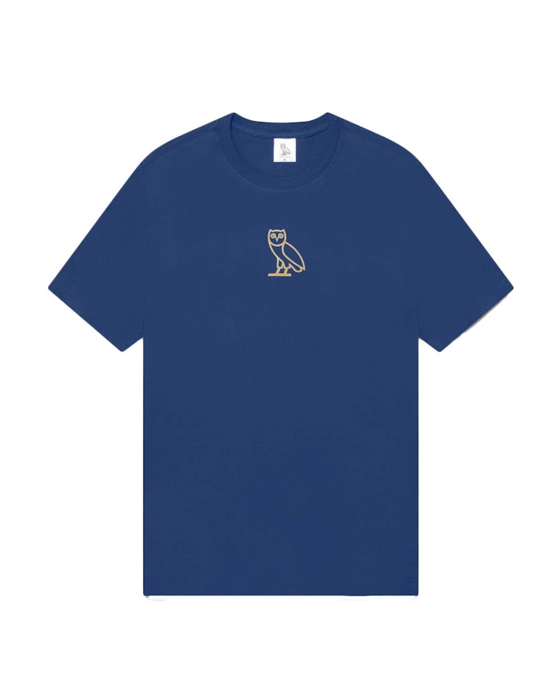 OVO 3D Owl Graphic T-Shirt Blue Men's - SS23 - US