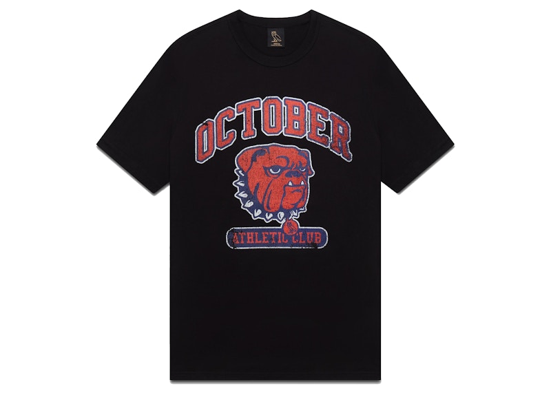 OVO Athletic Club T-shirt Black Men's - FW21 - US