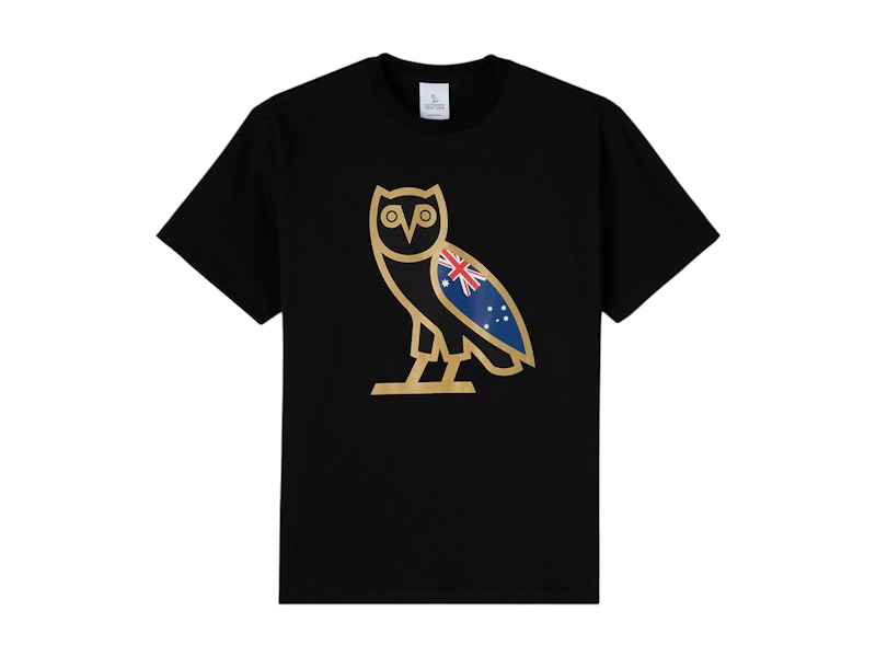 OVO Australia OG Owl T-Shirt Black Men's - SS25 - US