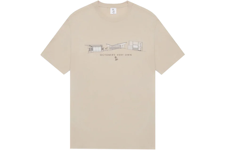 OVO Case Study T-shirt Beige Men's - FW22 - US OVO Case Study T-shirt Beige Men's - FW22 - US