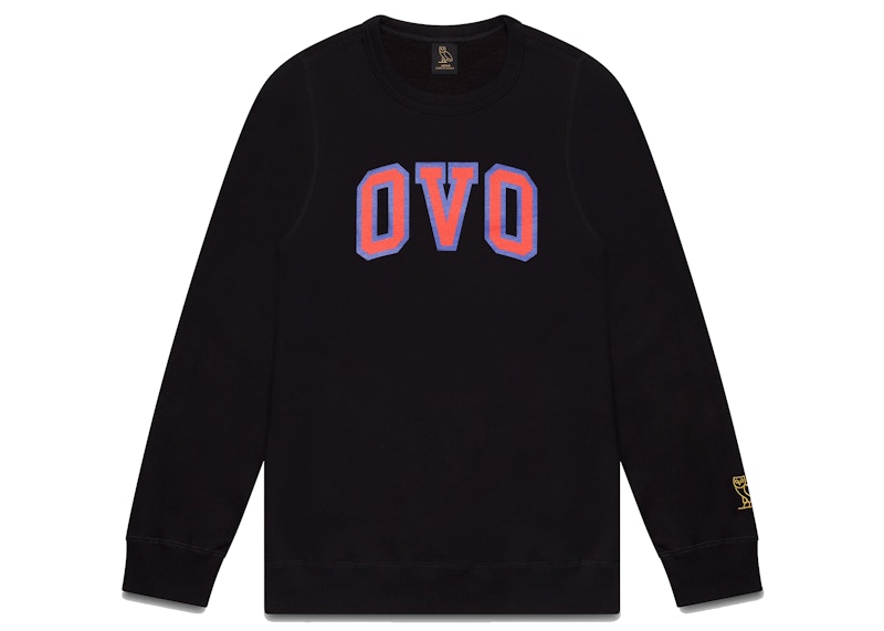 OVO Classic Arch Crewneck Black Men's - SS21 - US