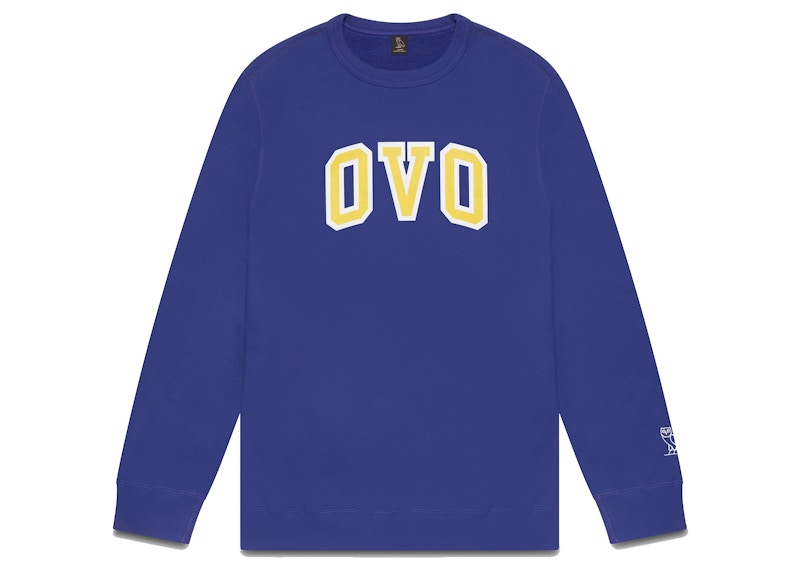 OVO Classic Arch Crewneck Spectrum Blue Uomo - SS21 - IT