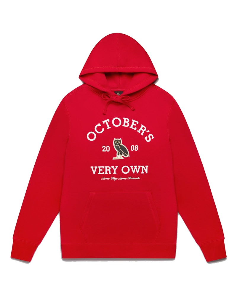 OVO Collegiate Hoodie Red Homme - SS21 - FR