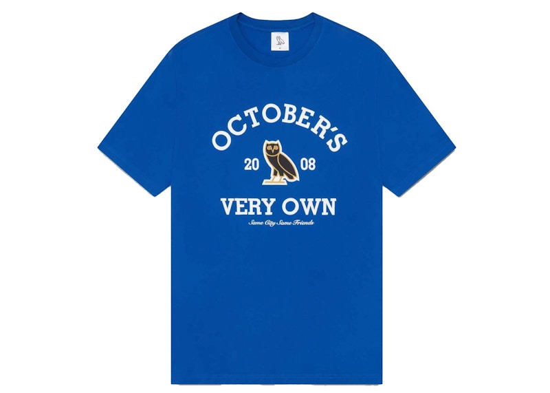 OVO Collegiate T-Shirt Blue Men's - SS23 - US