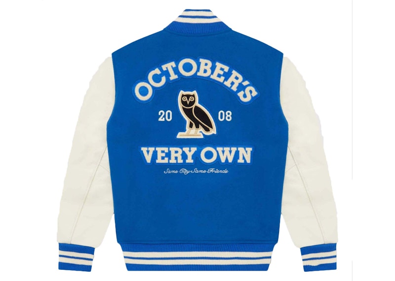 OVO Collegiate Varisty Jacket Blue Men's - SS23 - US
