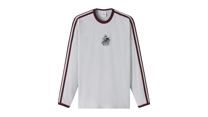 OVO Crest Long-Sleeve T-Shirt Ash Heather Grey Men's - FW25 - US