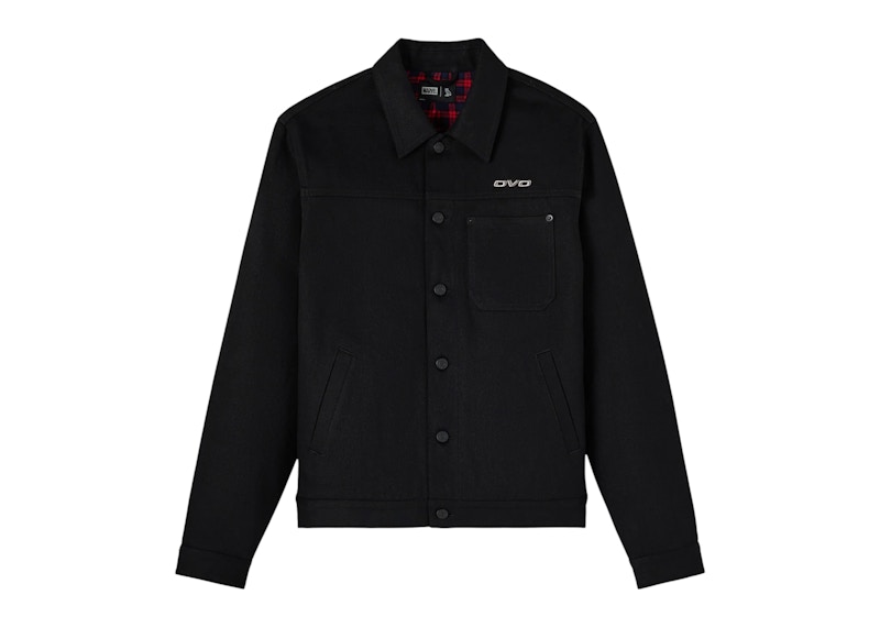 OVO Marvel Weapon X Denim Trucker Jacket Black Rigid Men's - FW25 - US
