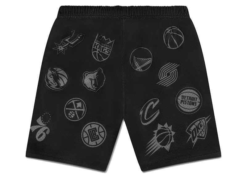 OVO NBA Team Icons Mesh Short Black Men's - FW22 - US