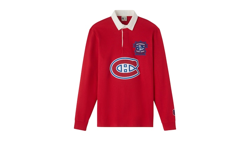 OVO NHL Montreal Canadiens Rugby Polo Red Men's - FW25 - US