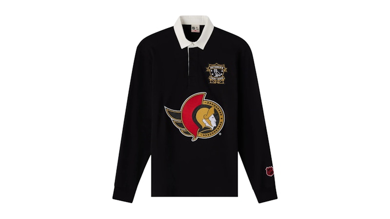 OVO NHL Ottawa Senators Rugby Polo Black Men's - FW25 - US