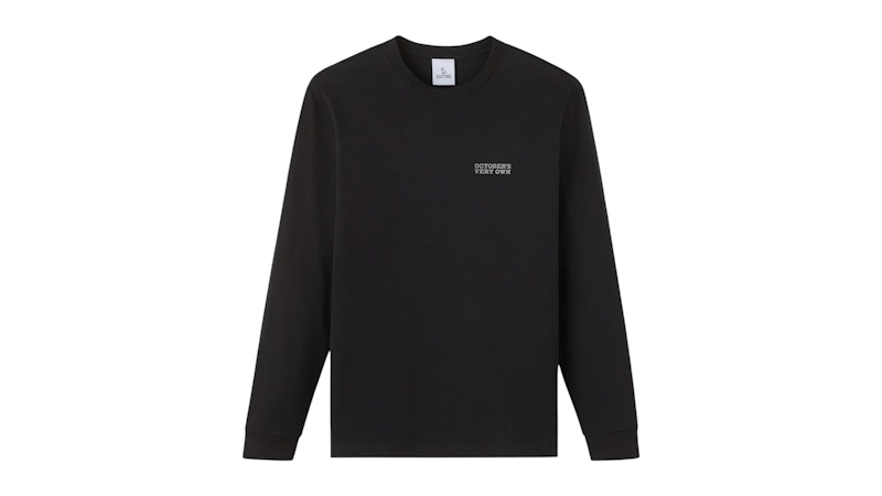 OVO Outdoors Long-Sleeve Tee Black Men's - FW25 - US