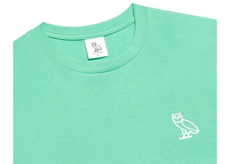 OVO Owl Logo T-shirt Mint Men's - FW22 - US