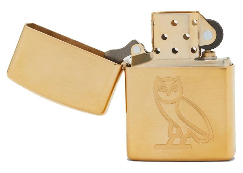 OVO Owl Zippo Lighter Gold - SS22 - US