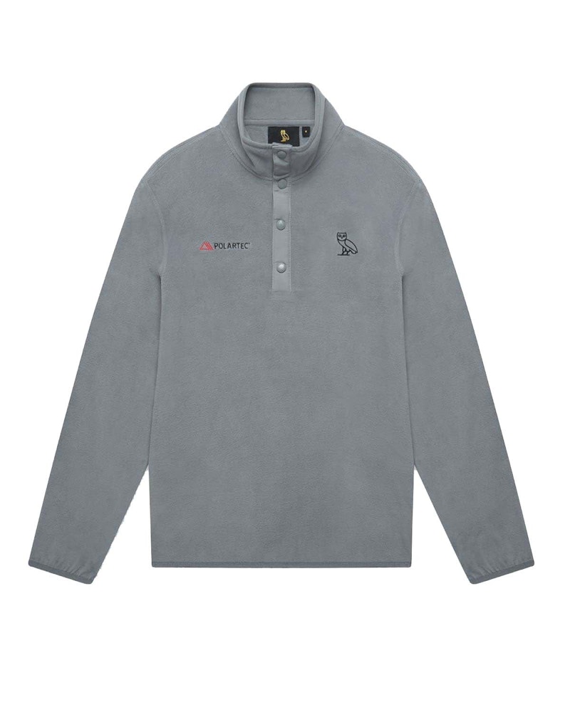 OVO Polartec Thermal Pro Microfleece Mock Neck Light Grey Men's - SS23 - US