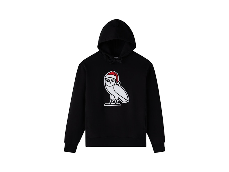 OVO Santa Icon Hoodie Black Men's - FW24 - US