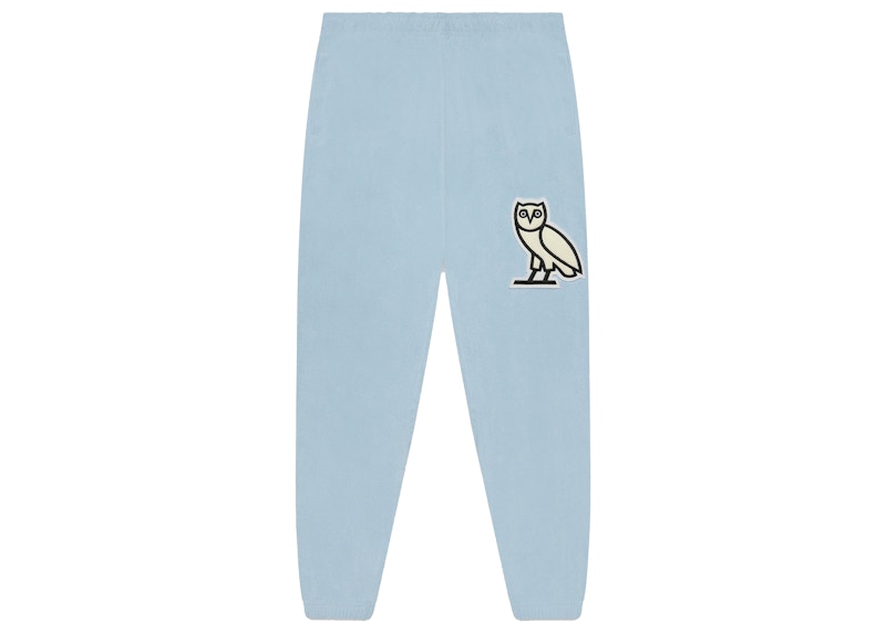 OVO Terry Cloth Sweatpant Sky Blue Men's - SS21 - US