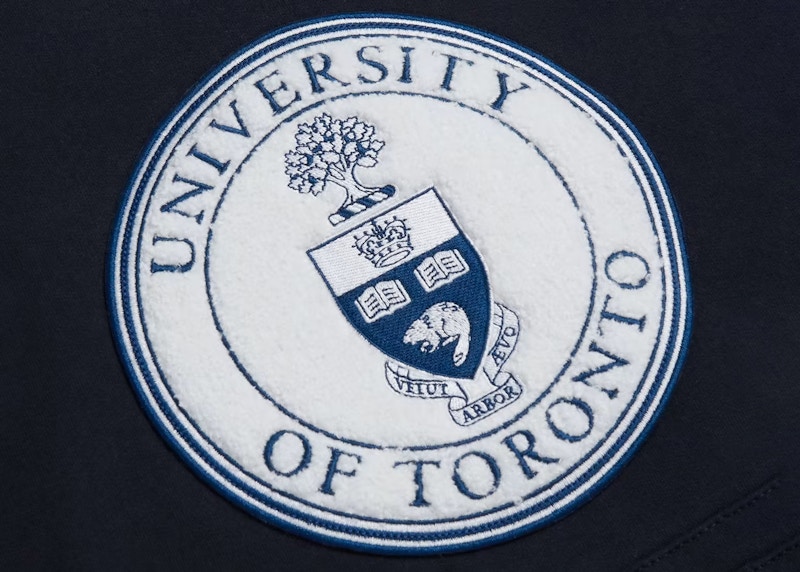 OVO U Of T Hoodie Navy Men's - FW22 - US