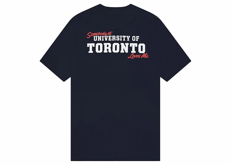 OVO U Of T T-Shirt Navy Men's - FW22 - US