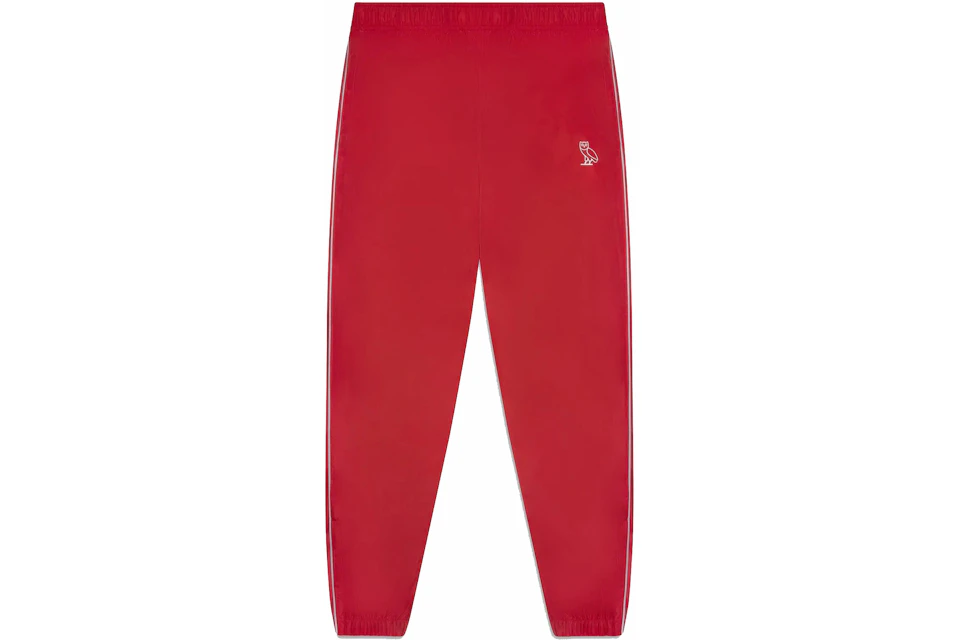 OVO Wind Tech Reflective Track Pant Red - FW22 - US OVO Wind Tech Reflective Track Pant Red - FW22 - US