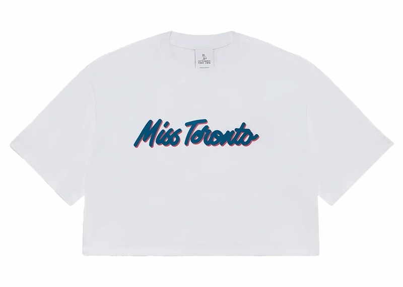 OVO Women's Miss Toronto Cropped T-shirt White - SS24 - US