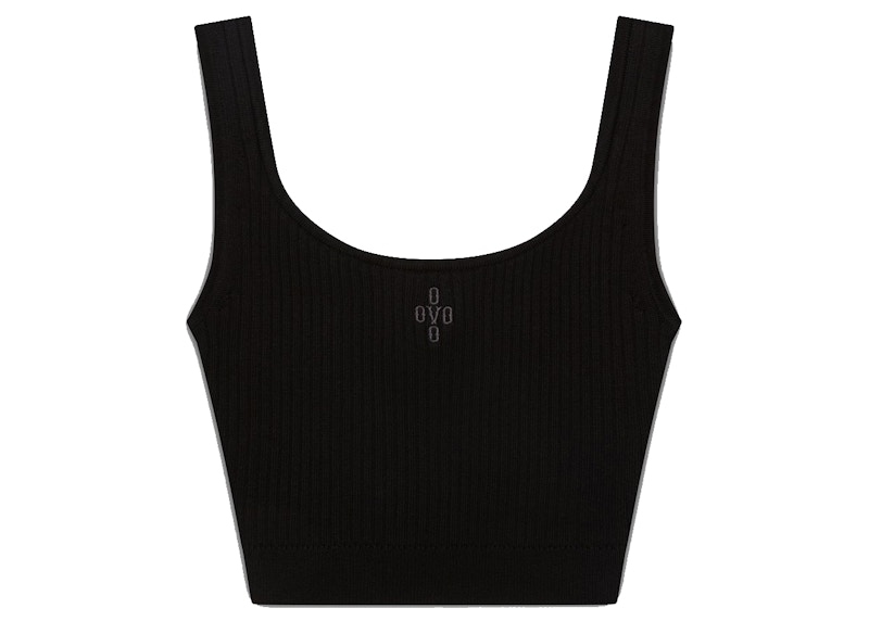 OVO Womens Ribbed Knit Cropped Tank Black - FW21 - US