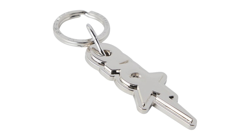 OVO x BAPE-STA Metal Keychain Silver Men's - FW25 - US