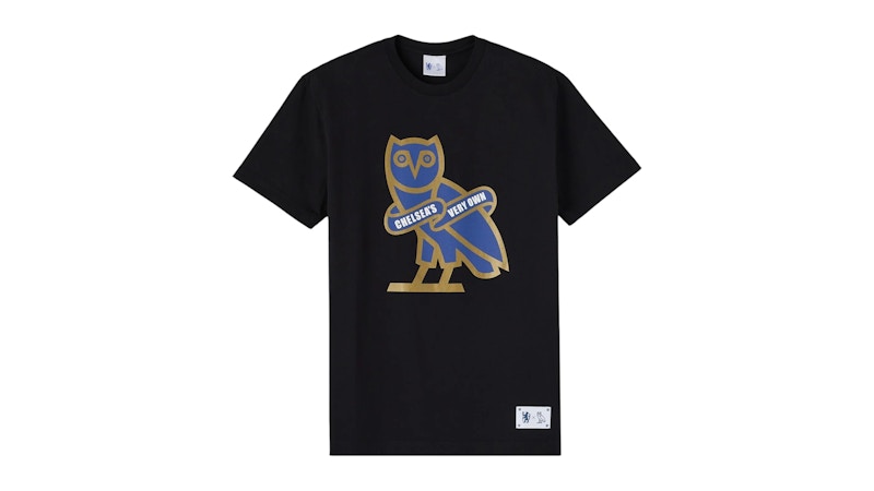 OVO x Chelsea FC Icon T-Shirt Black Men's - SS25 - US