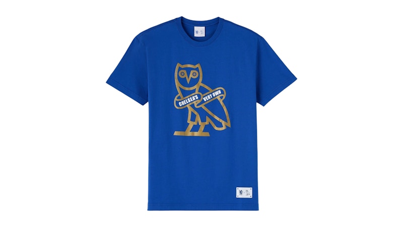 OVO x Chelsea FC Icon T-Shirt Blue Men's - SS25 - US