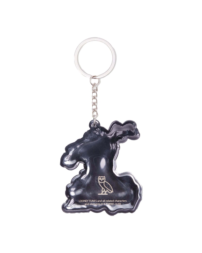 OVO x Looney Tunes Tasmanian Devil Keychain Black - FW22 - US