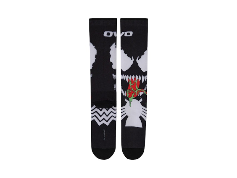 OVO x Marvel Venom Socks Black - US