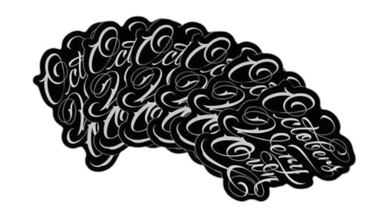 OVO x Mister Cartoon Script Sticker Lot LA Exclusive Pack of 6 Sticker ...