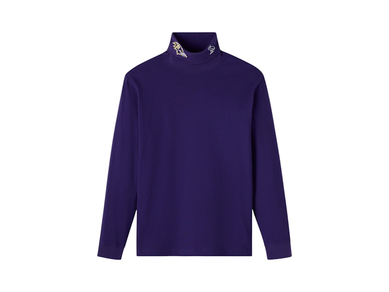 OVO x NFL Baltimore Ravens Heavyweight Turtleneck Purple Men's - FW24 - US