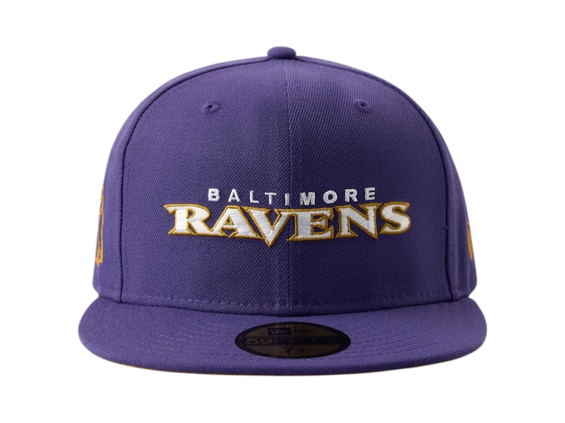 OVO x NFL New Era Baltimore Ravens 59Fifty Cap Purple Men's - FW24 - US