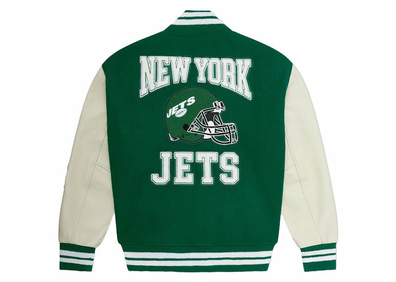 OVO x NFL New York Jets Varsity Jacket Green Men's - FW23 - US