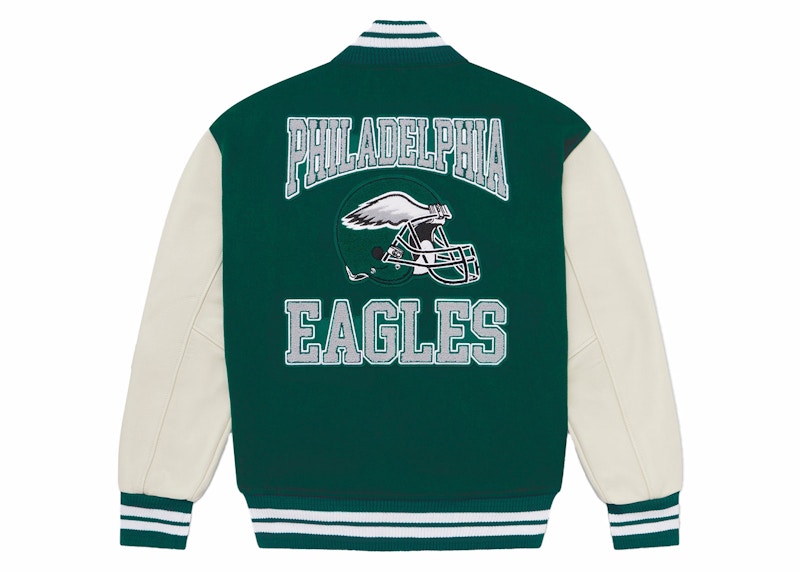 OVO x NFL Philadelphia Eagles Varsity Jacket Green Men's - FW23 - US