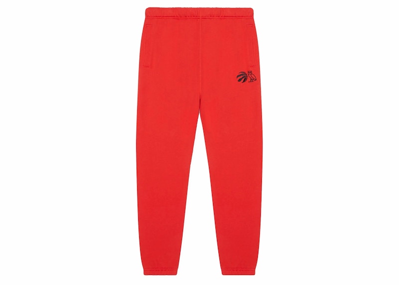 OVO x Raptors Sweatpant Red Men's - FW22 - US