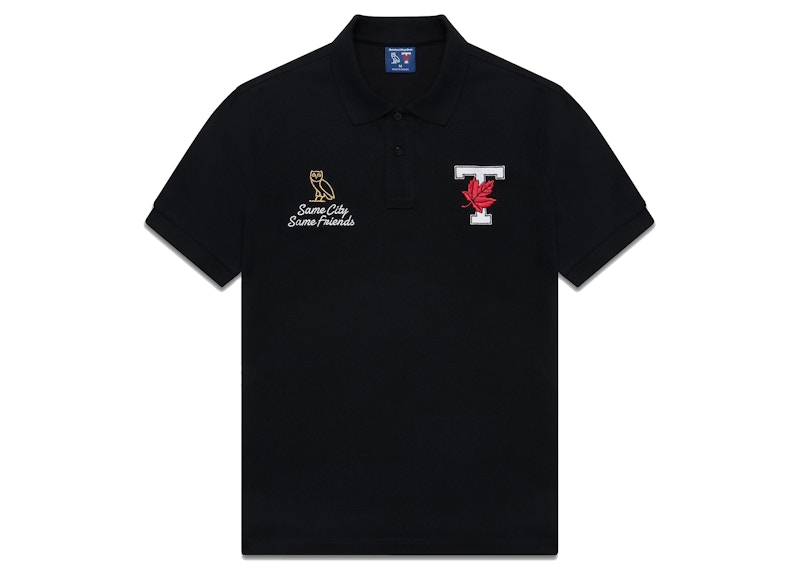 OVO x University of Toronto Polo Black Men's - FW21 - GB