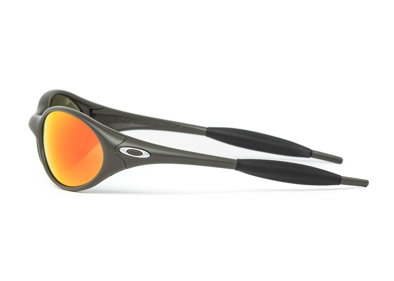 Oakley SATISFY Eye Jacket Sunglasses Matte Olive/Prizm Ruby in Acetate - US