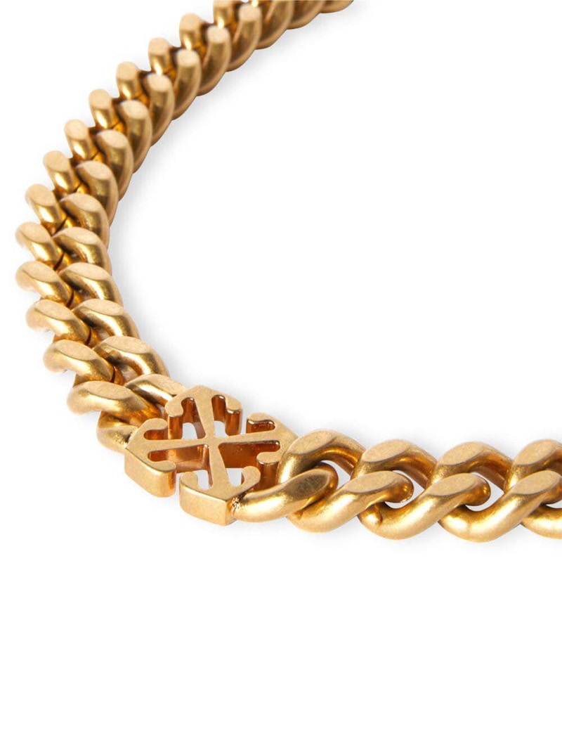 Off-White Arrows Chain-Link Necklace Gold-tone in Brass with Gold-tone - US