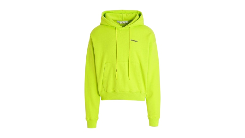 OFF-WHITE Caravaggio Arrow Over Lime Hoodie Green メンズ - FW24 - JP