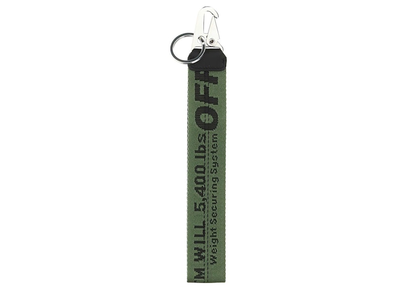 OFF-WHITE Classic Industrial Keychain Green/Black - FW21 - US