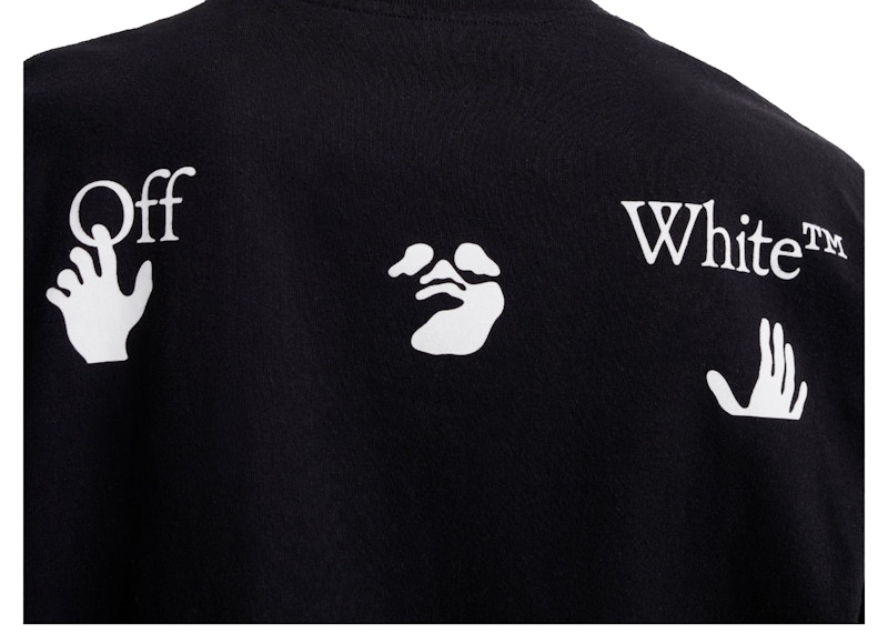 OFF-WHITE Hands Off S/S T-shirt Black/White Men's - FW21 - US