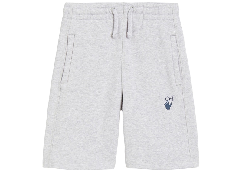OFF-WHITE Kids Marker Shorts Grey/Blue - FW21 - US