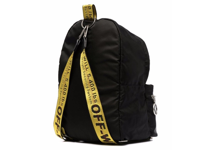 OFF-WHITE Mini Industrial Strap Backpack Black - FW21 - US