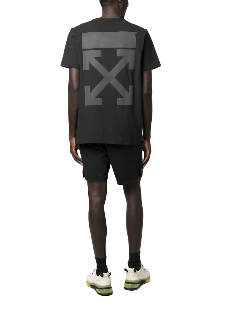 OFF-WHITE OFF Logo-Print T-shirt Black Men's - US