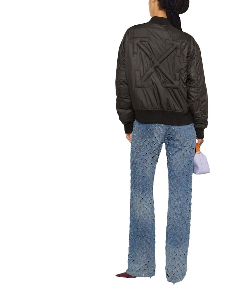 OFF-WHITE Peach NY Over Bomber Black/White - FW22 - US