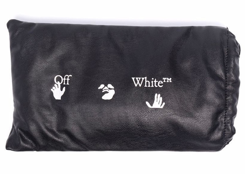 OFF-WHITE Rectangle Frame Virgil Sunglasses Grey/White ...