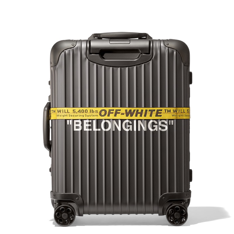 OFF-WHITE Rimowa Personal Belongings 49L Case Black - FW18 - US